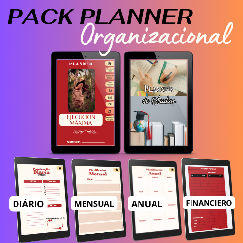Pack Planner Organizacional - Aline Dalago | Hotmart