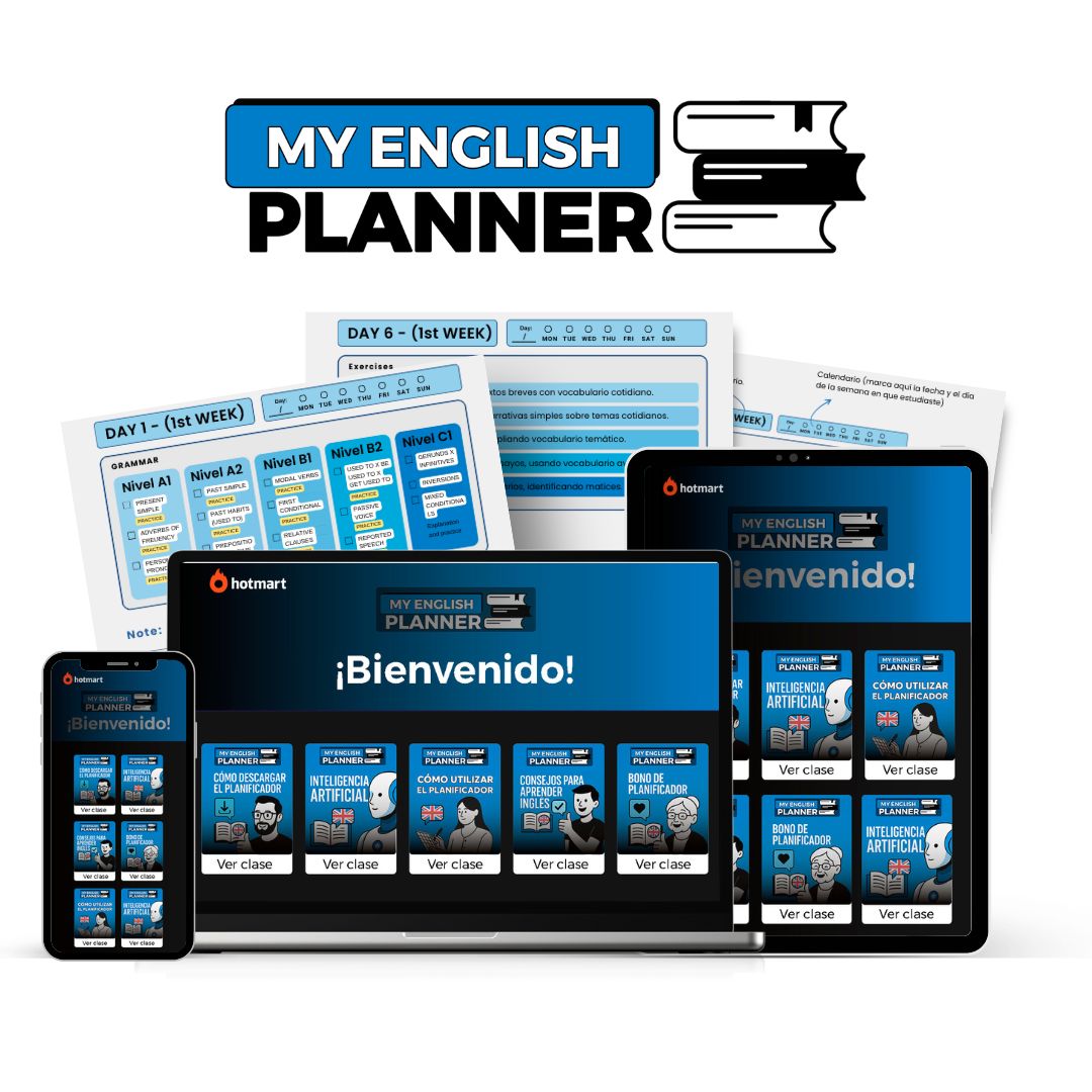 My English Planner - Mi planificador de inglés - Noe Nunes | Hotmart