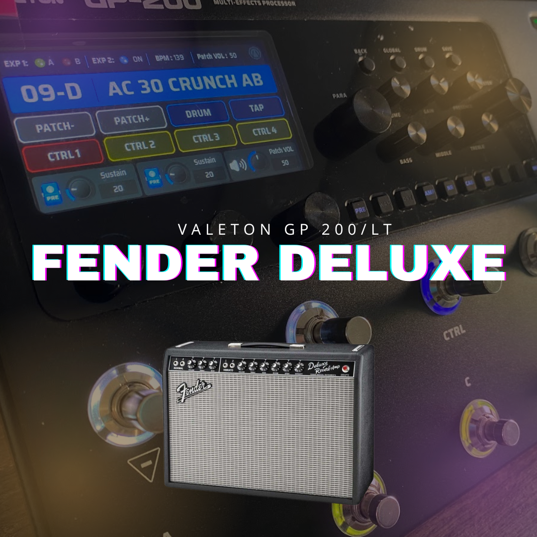 FENDER DELUXE // VALETON GP 200 - Abner Bonaldo | Hotmart
