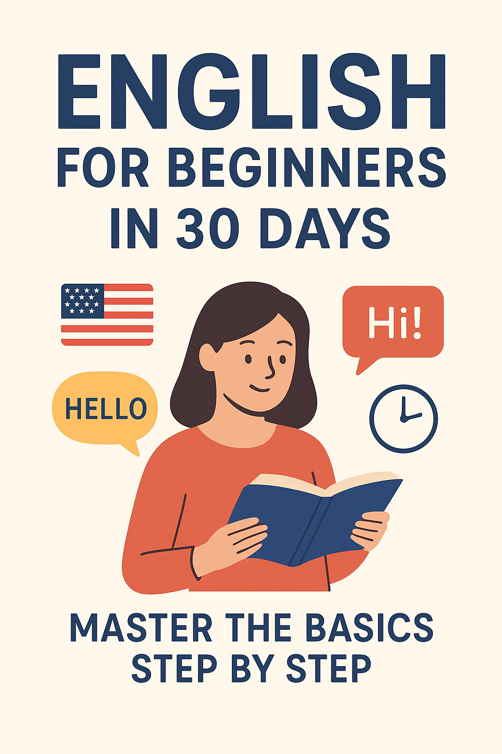“English for Beginners in 30 Days: Master the Basics Step by Step”