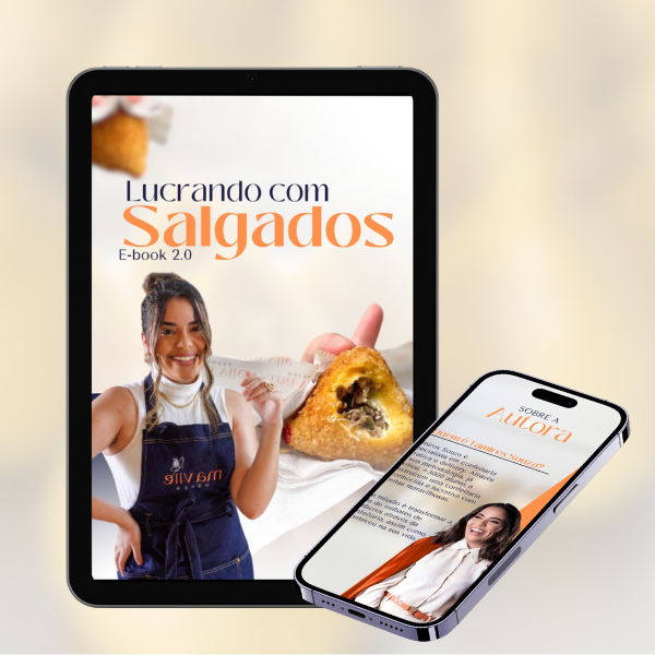 Ebook Lucrando com Salgados 2.0 - Tamires Souza | Hotmart