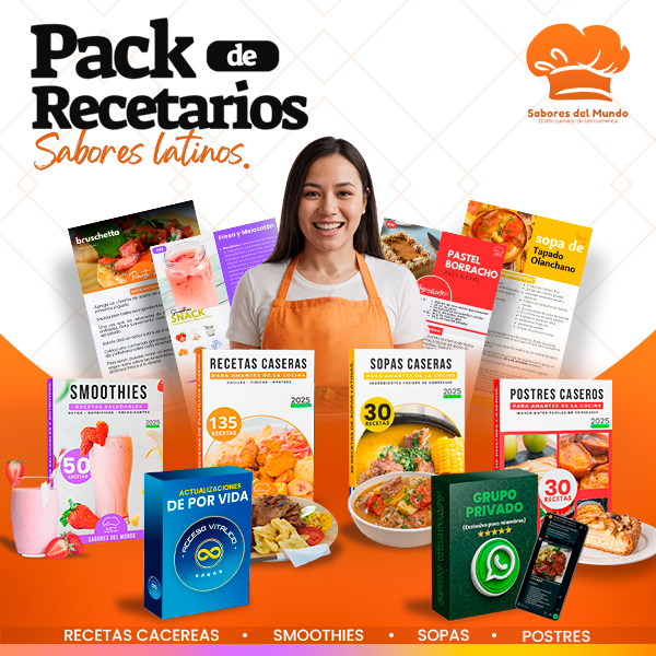 Super Pack de recetarios - Sabor latino 2026 - José caceres | Hotmart