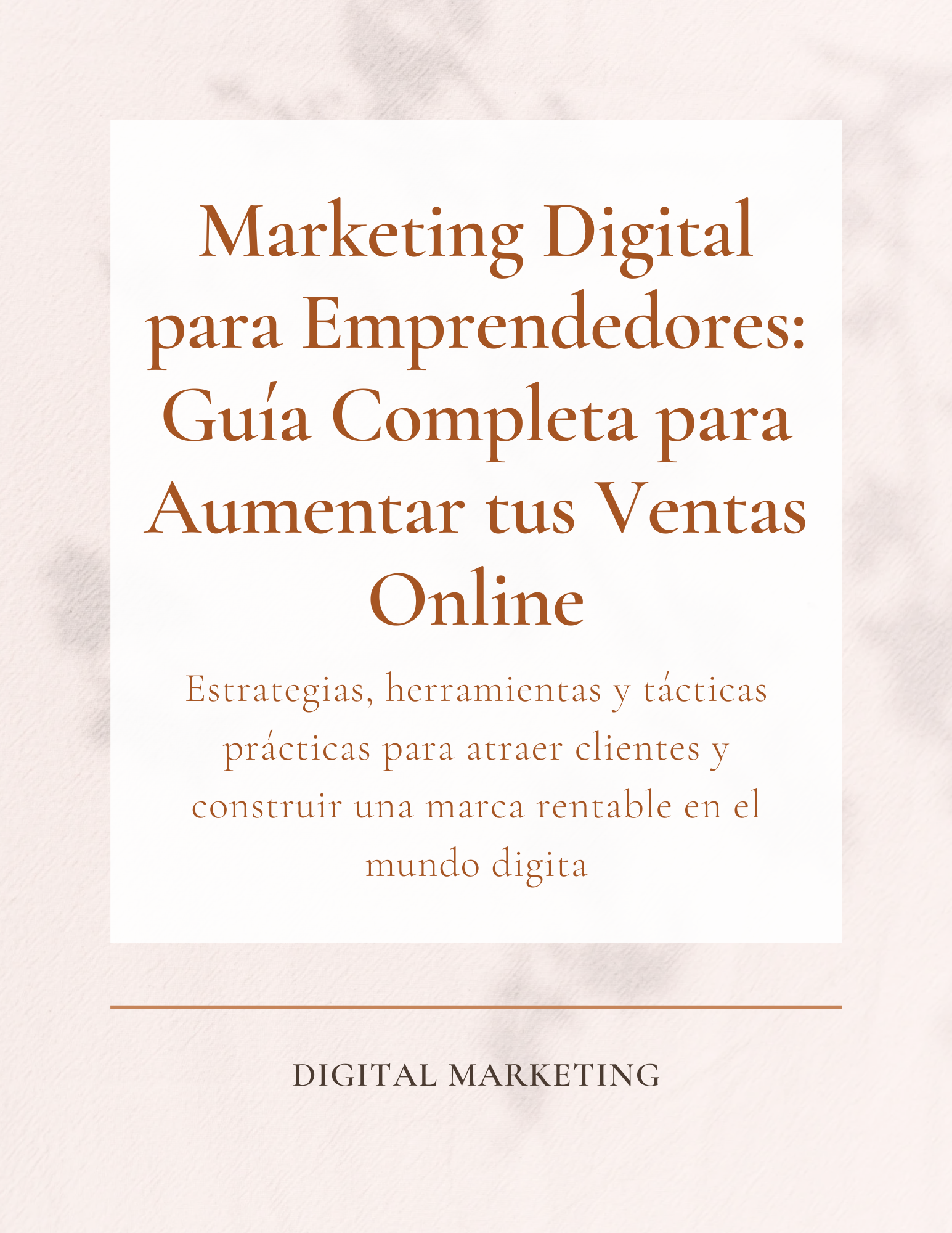 Marketing Digital para Emprendedores: Guía Completa para Aumentar t...