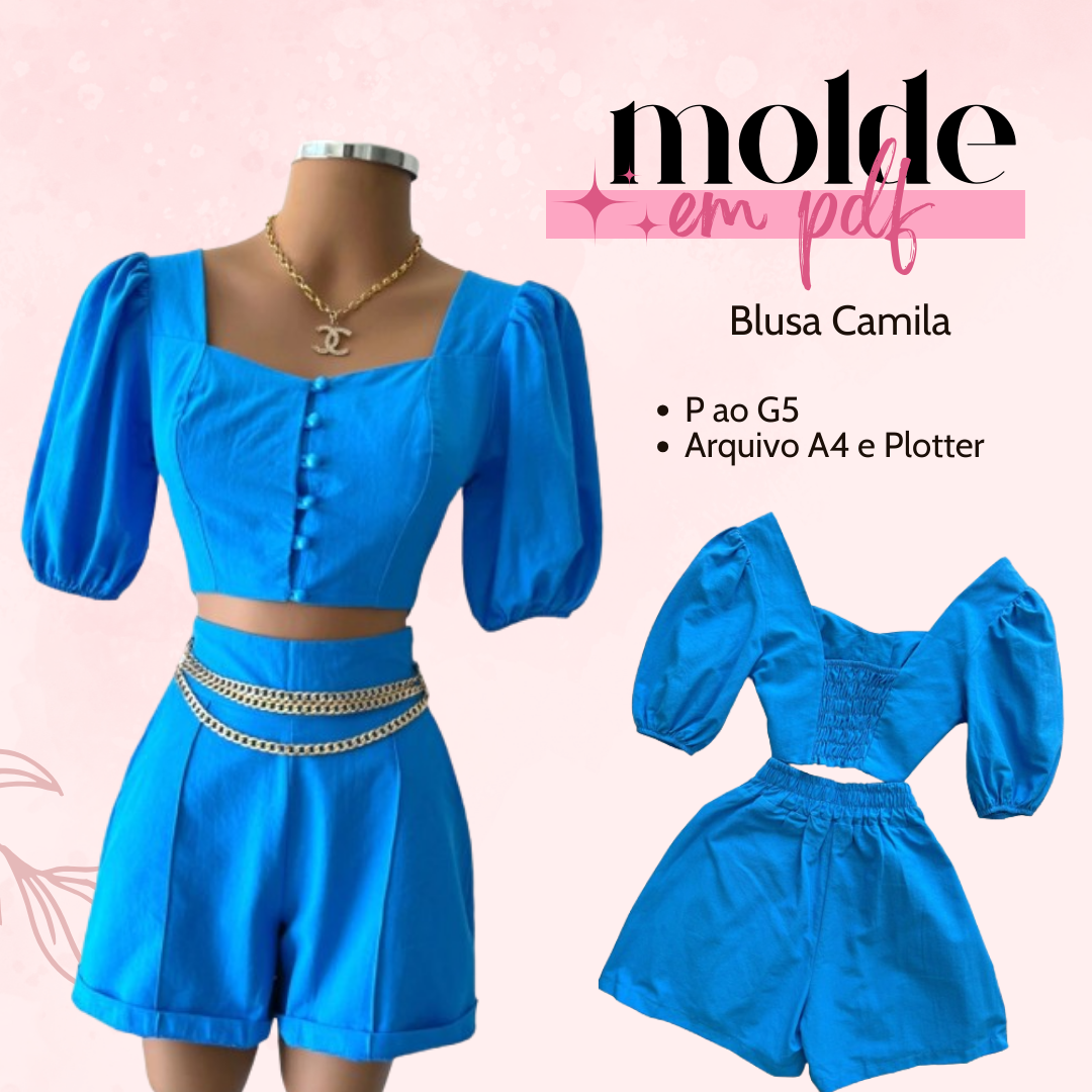 MOLDE EM PDF - CONJUNTO CAMILA - TALITA MOLDES | Hotmart
