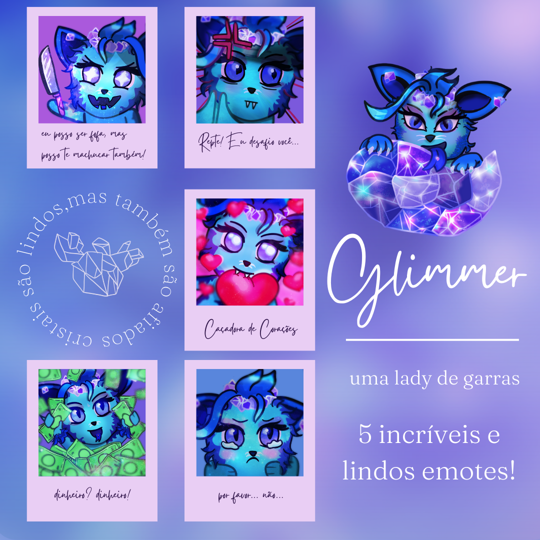 😍 5 Amazing Glimmer’s Emotes - Stephanie de Nobrega Cortes | Hotmart