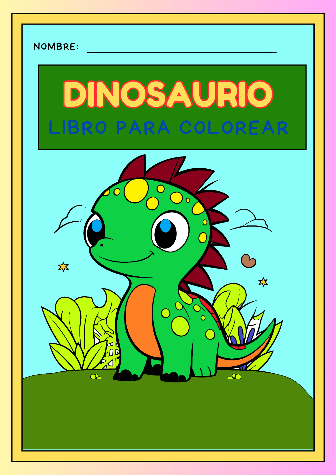 ¡Exploradores del mundo prehistórico: Colorea a los mejores dinosau...