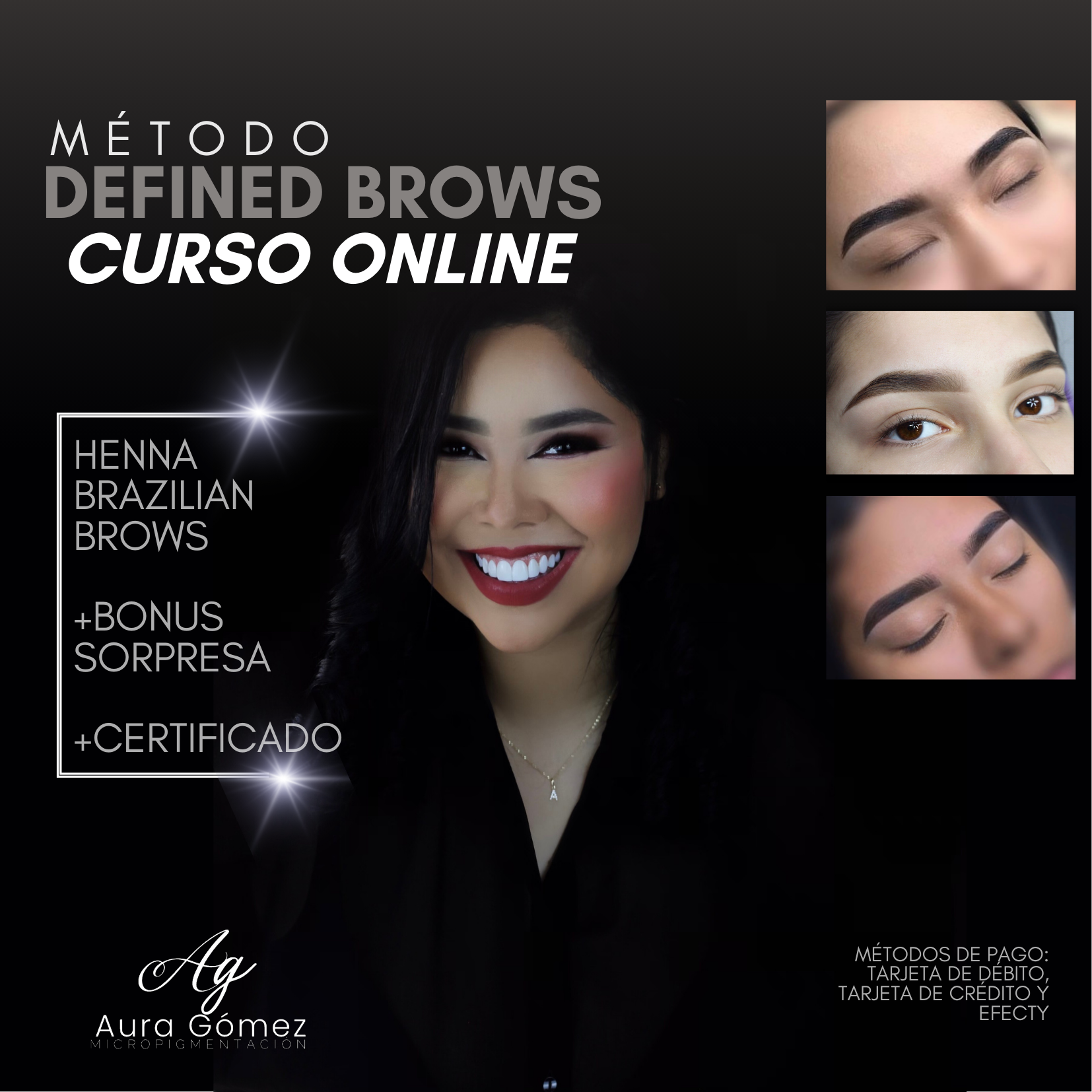 Defined Brows - Aura Gómez PMU | Hotmart