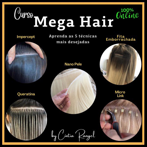 Curso de Mega Hair Completo 5 em 1. - Império da Beleza | Hotmart