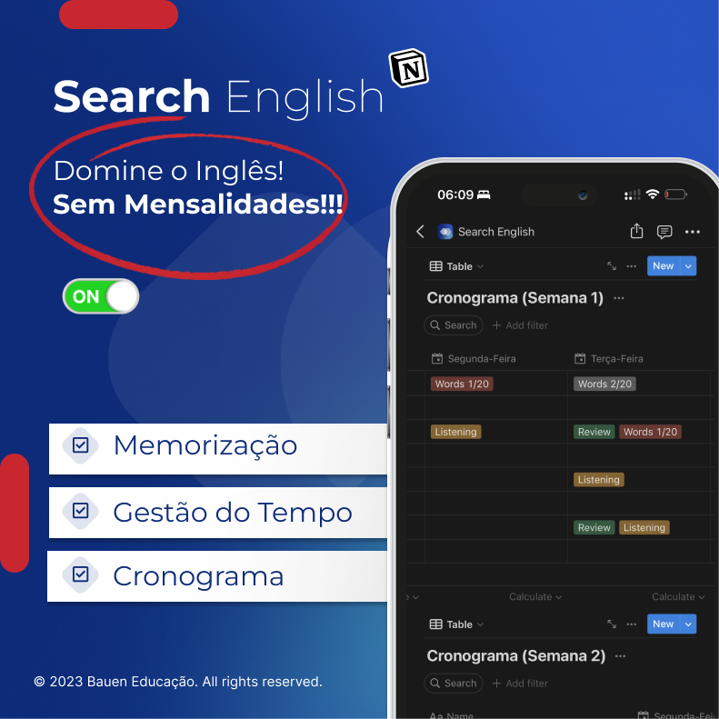 Search English - Inglês 100% online - BAUEN EDUCAÇÃO | Hotmart