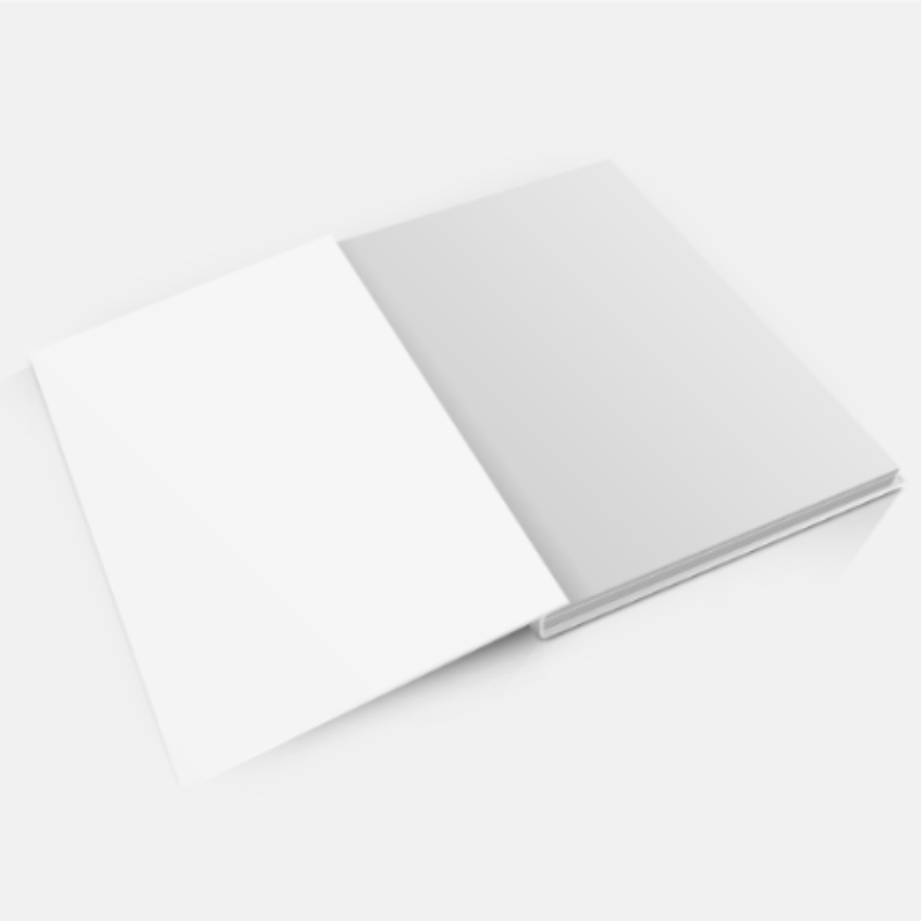 Open Book Mockup on Endpaper. PSD - Creatifabrix | Hotmart