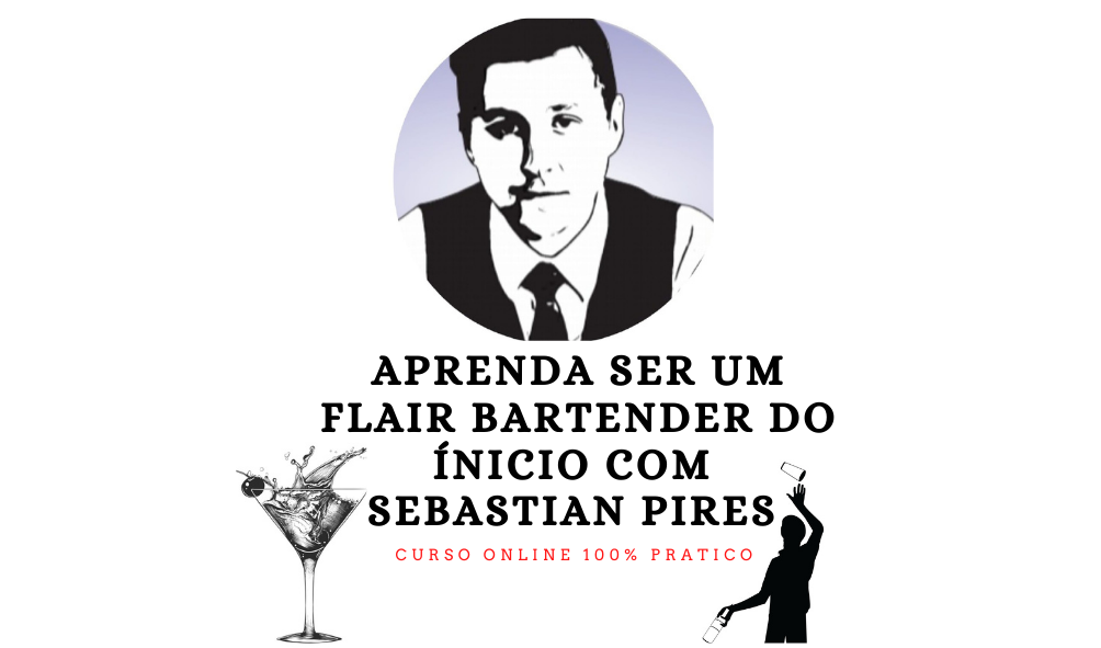 Aprenda ser um Flair Bartender do ínicio com Sebastian Pires.