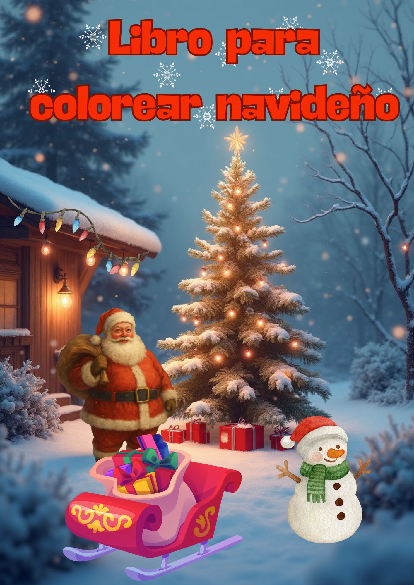Libro para colorear navideño | Hotmart
