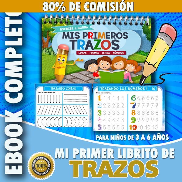 "Mi Primer Librito de Trazos" - ESTIMULACIÓN DEL LENGUAJE | A007