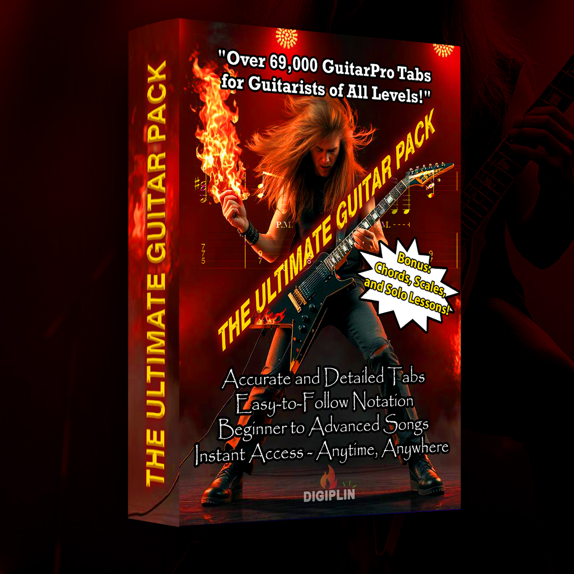 "THE ULTIMATE GUITAR 69.000+ TABS COMPLETE PACK"