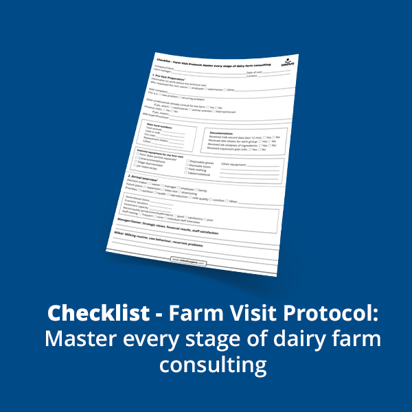 Checklist – Farm Visit Protocol: Master every stage of dairy farm c...