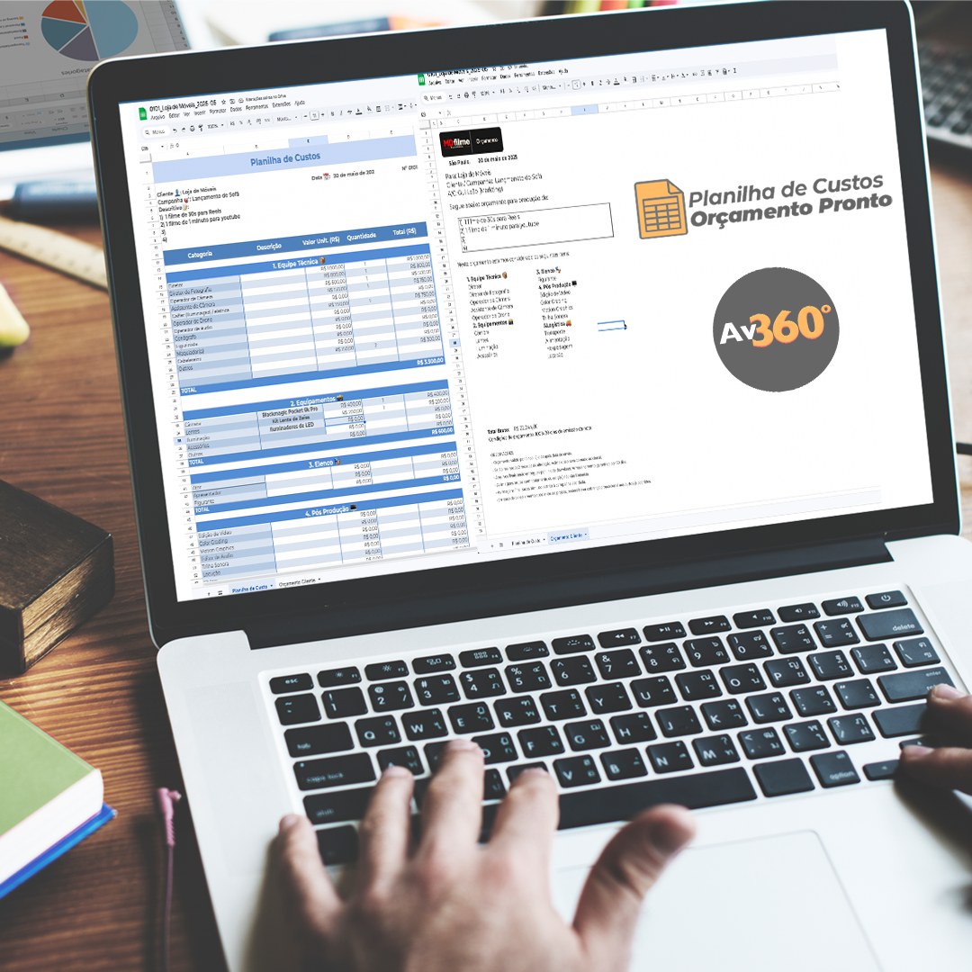 Planilha de Custos e Orçamento Pronto para Audiovisual. - Gui Leão ...