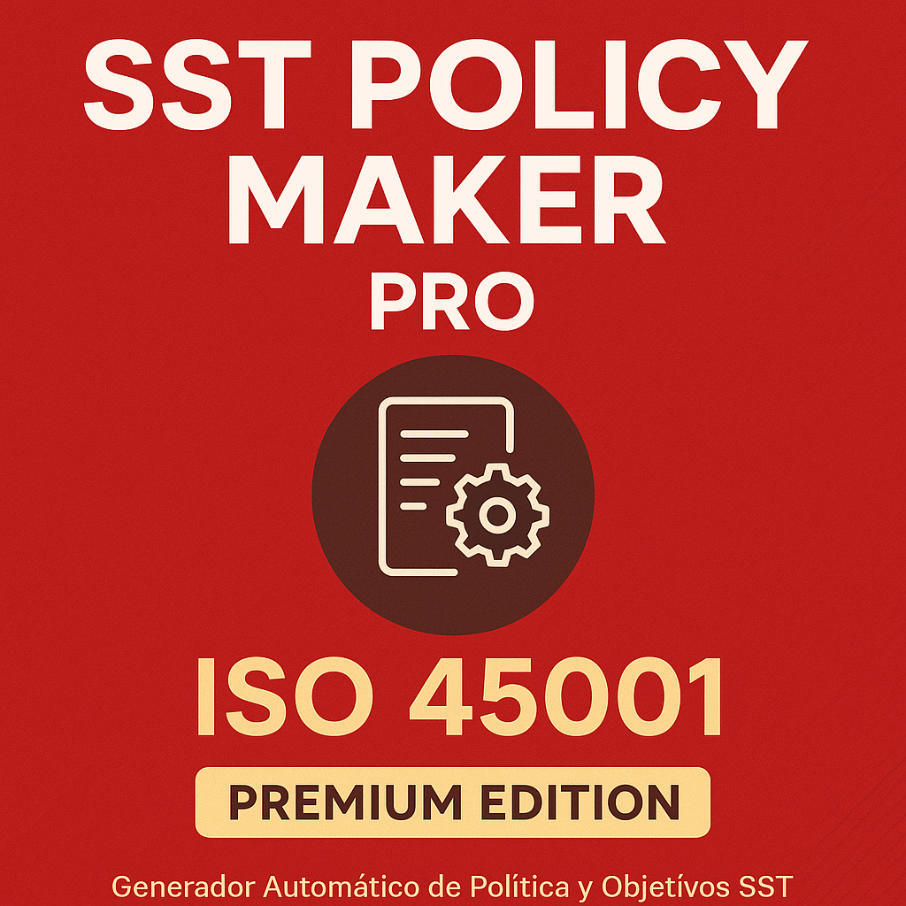 SST Policy Maker Pro – ISO 45001 (Premium Edition)