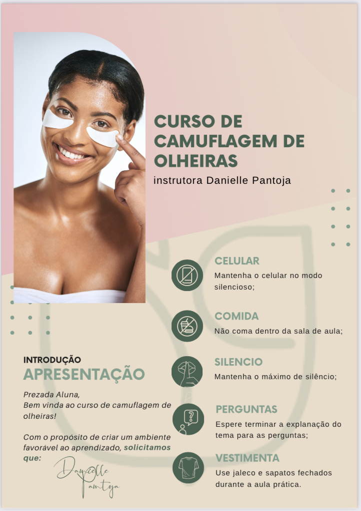 Apostila curso camuflagem de olheiras