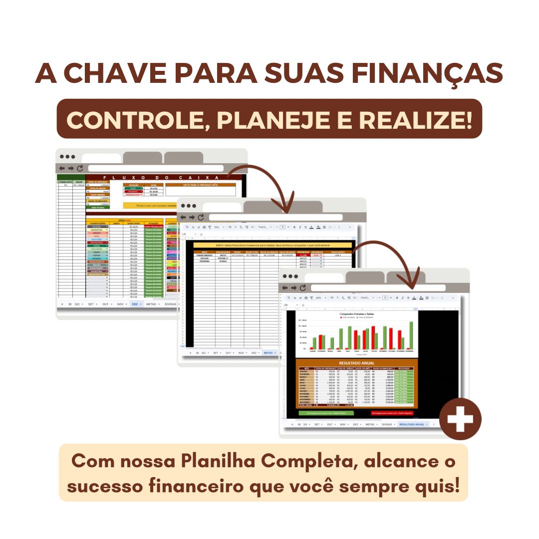 Planilha de Sucesso Financeiro - Rayssa Cristiny Correa da Silva