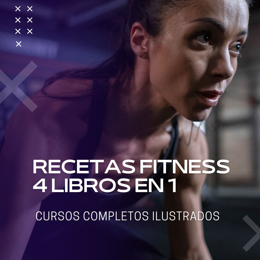 Recetas fitness 4 libros en 1 cursos completos ilustrados