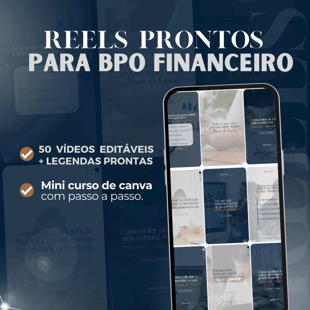 Pack Reels BPO FINANCEIRO