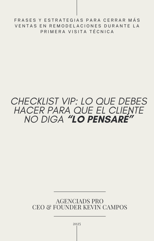 Checklist VIP: Lo Que Debes hacer para Que el Cliente No Diga “Lo P...