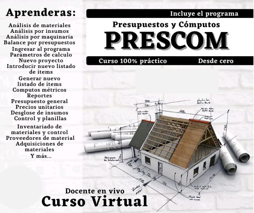 CURSO DE PRESCOM (PRESUPUESTO Y COMPUTOS) - Moises Rafael Ribera Vi...