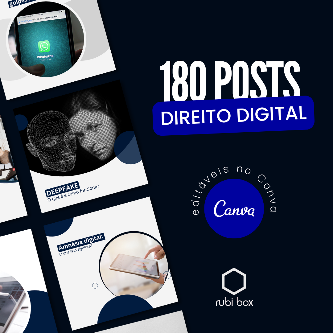 Box de Postagens para Advogados | Direito Digital | Rubi Box
