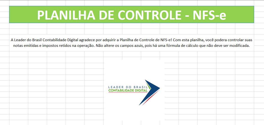 Planilha de Controle de NFS-E - Fernanda Nista | Hotmart