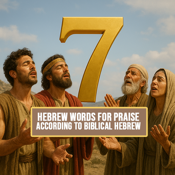 The seven Hebrew words for praise According to Biblical Hebrew | Ho...