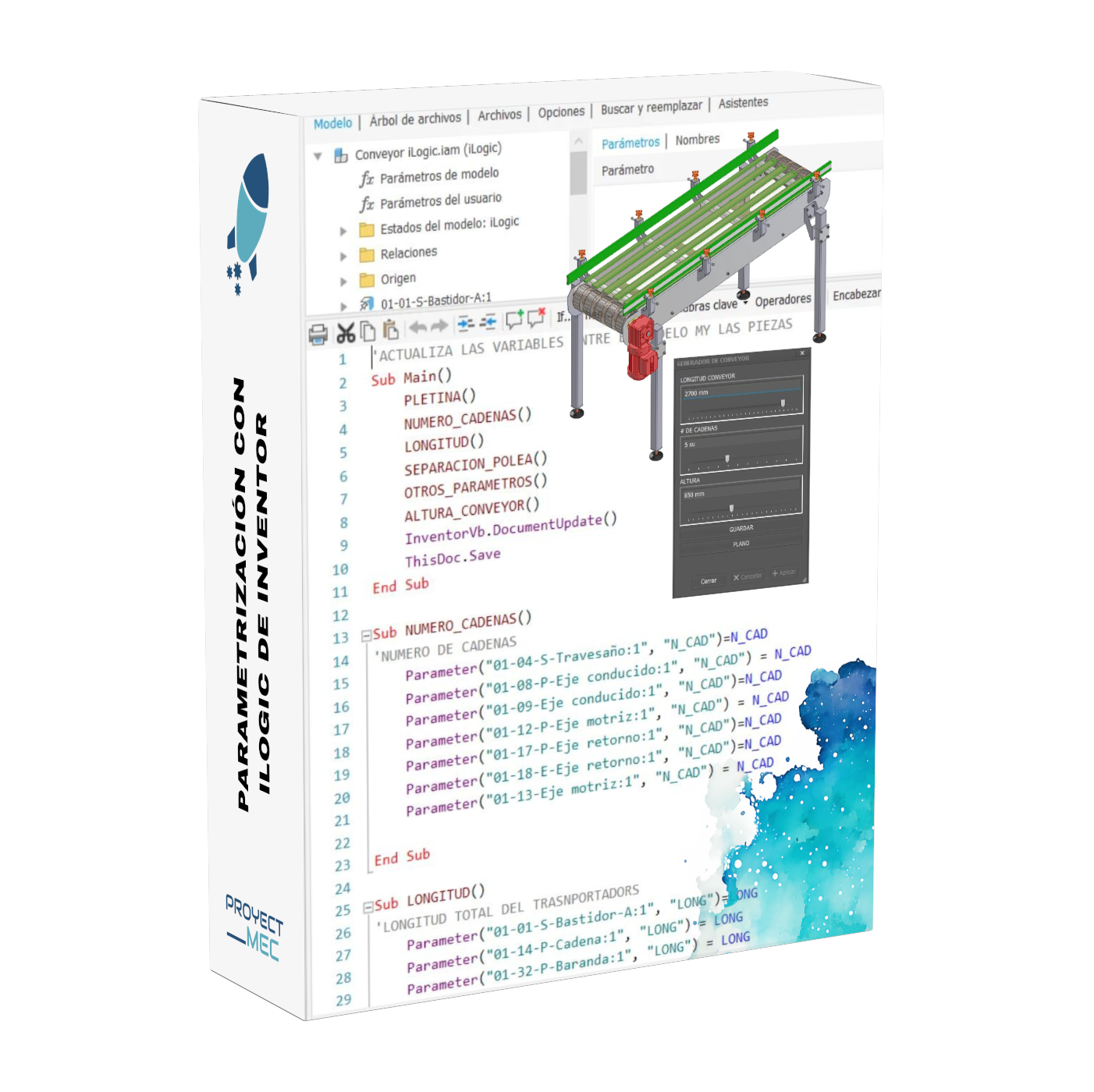 Parametrización con Inventor iLogic - Alejandro Luna | Hotmart