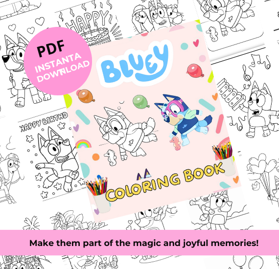 Coloring Book Bluey