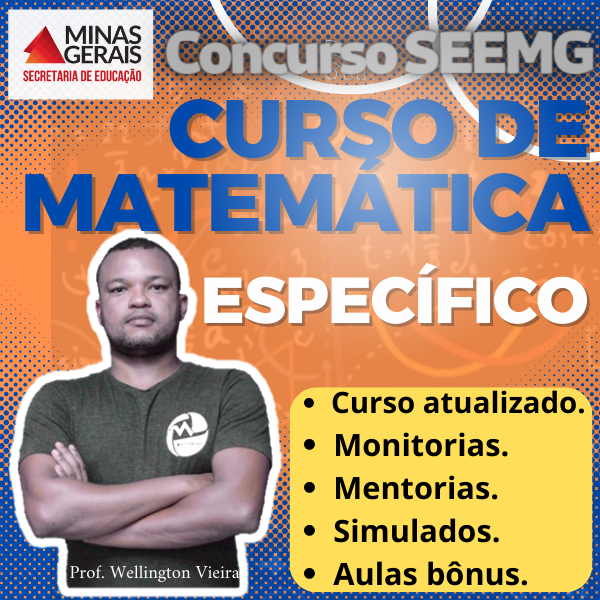 CURSO SEEMG - EXCLUSIVO PARA PROFESSORES DE MATEMÁTICA - 2023 - Pro...