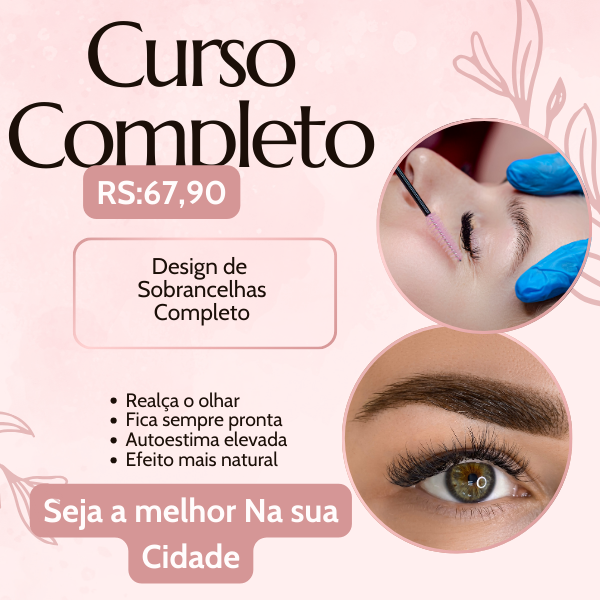 Designer De Sobrancelhas Jane Alencar Curso Do Básico Ao Avançado