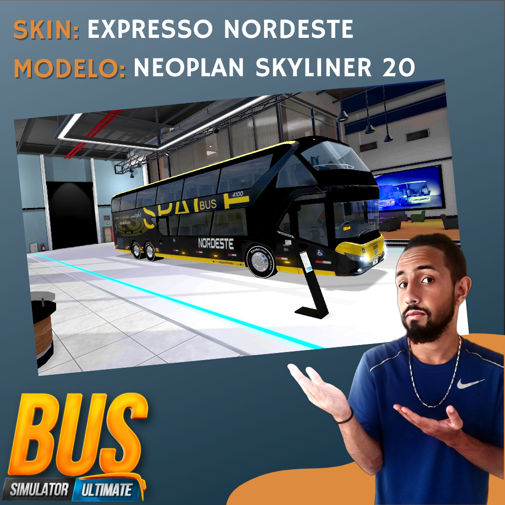 Skin Expresso Nordeste - Neoplan Skyliner 20 - Douglas Porto Da Sil...