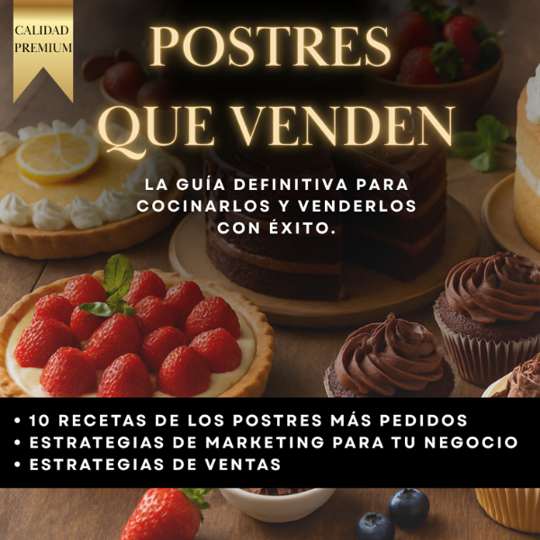 POSTRES QUE VENDEN - Magalí Marquez | Hotmart