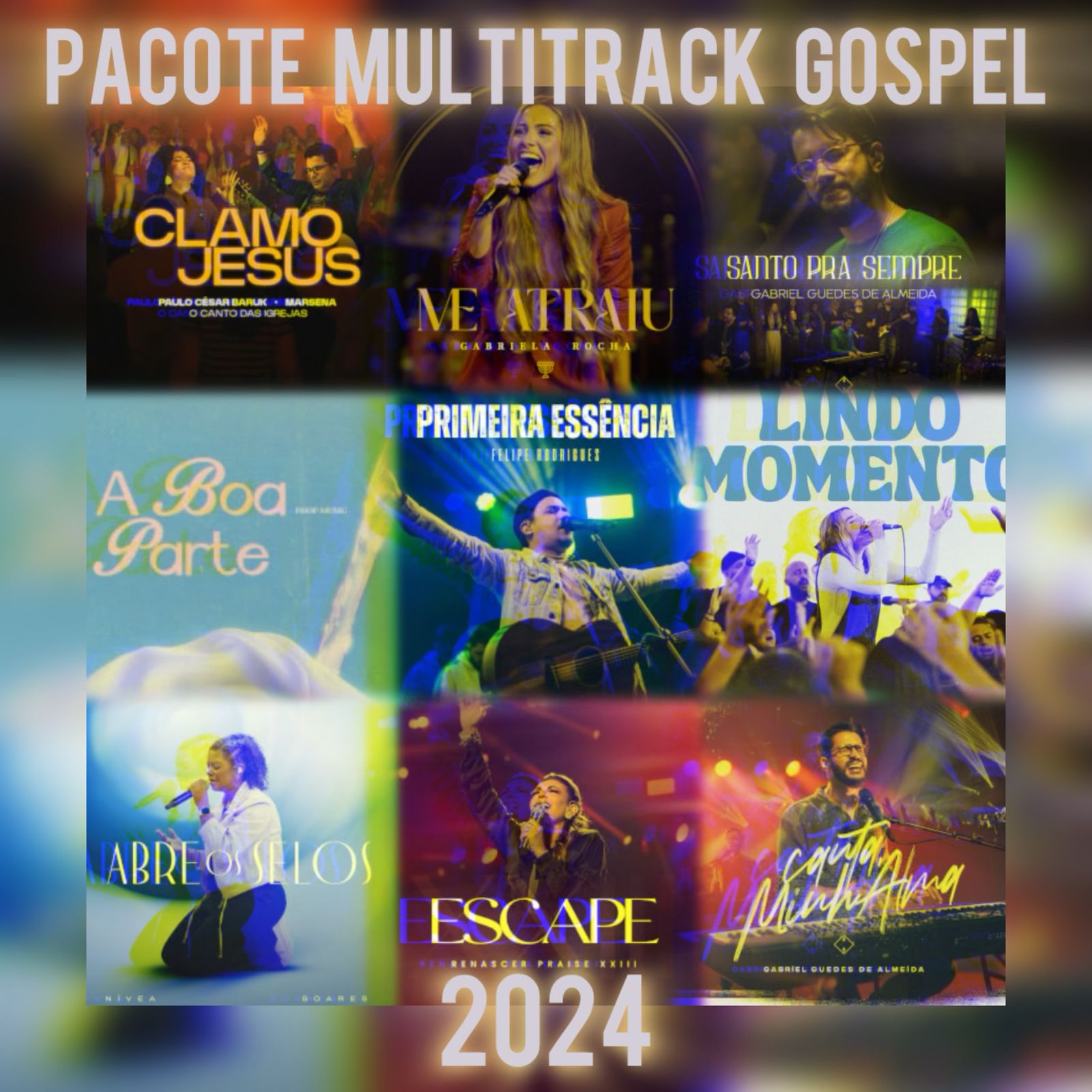 Pacote Multitrack Gospel 2025 | 900 Multitracks + Pad + Sample Drum Pad Worship