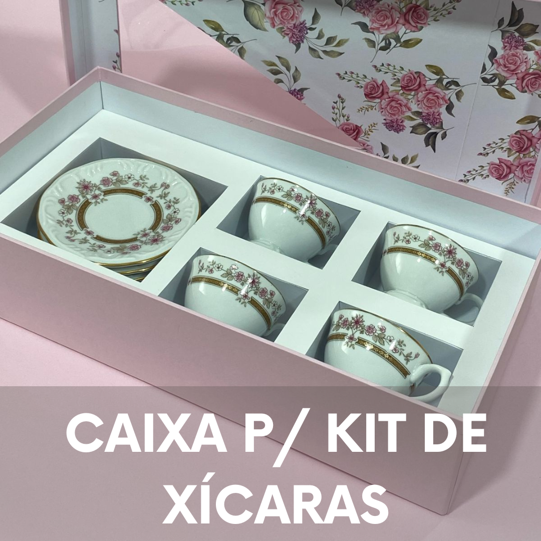 Caixa Para Kit de Xícaras | por Mariana Cortez - Mariana Saraiva do...