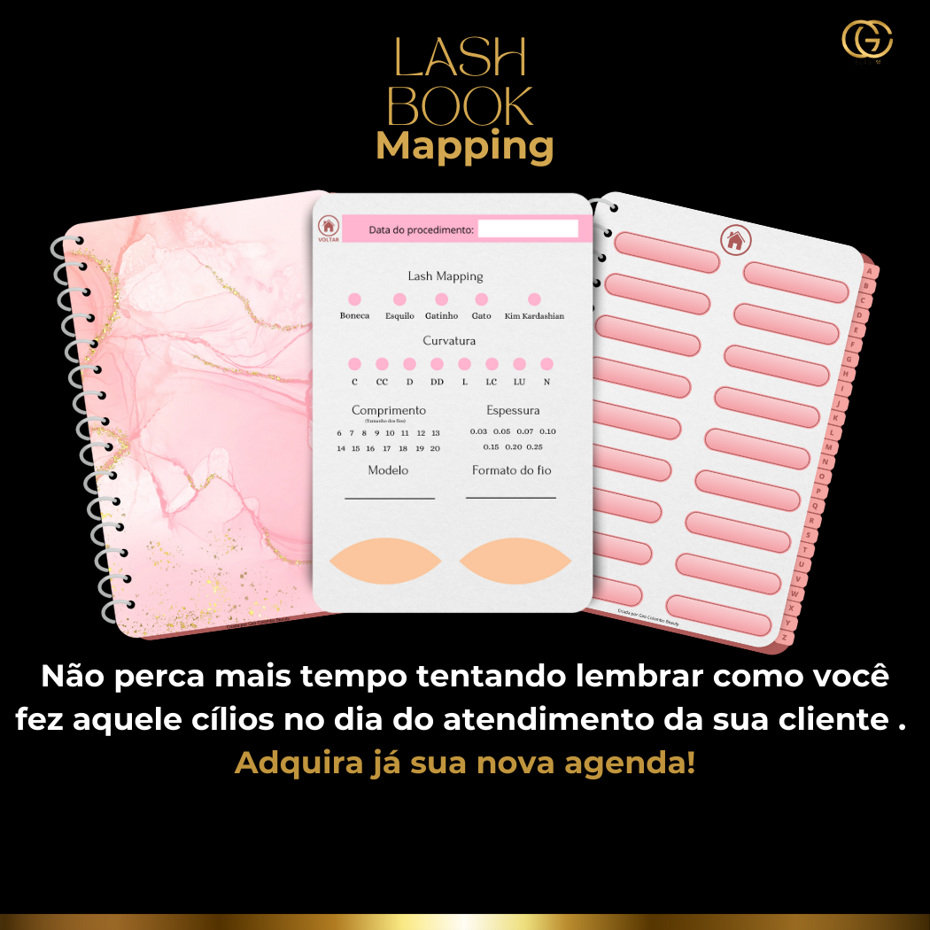 Lash Book Mapping - Geo Colombo Beuaty | Hotmart