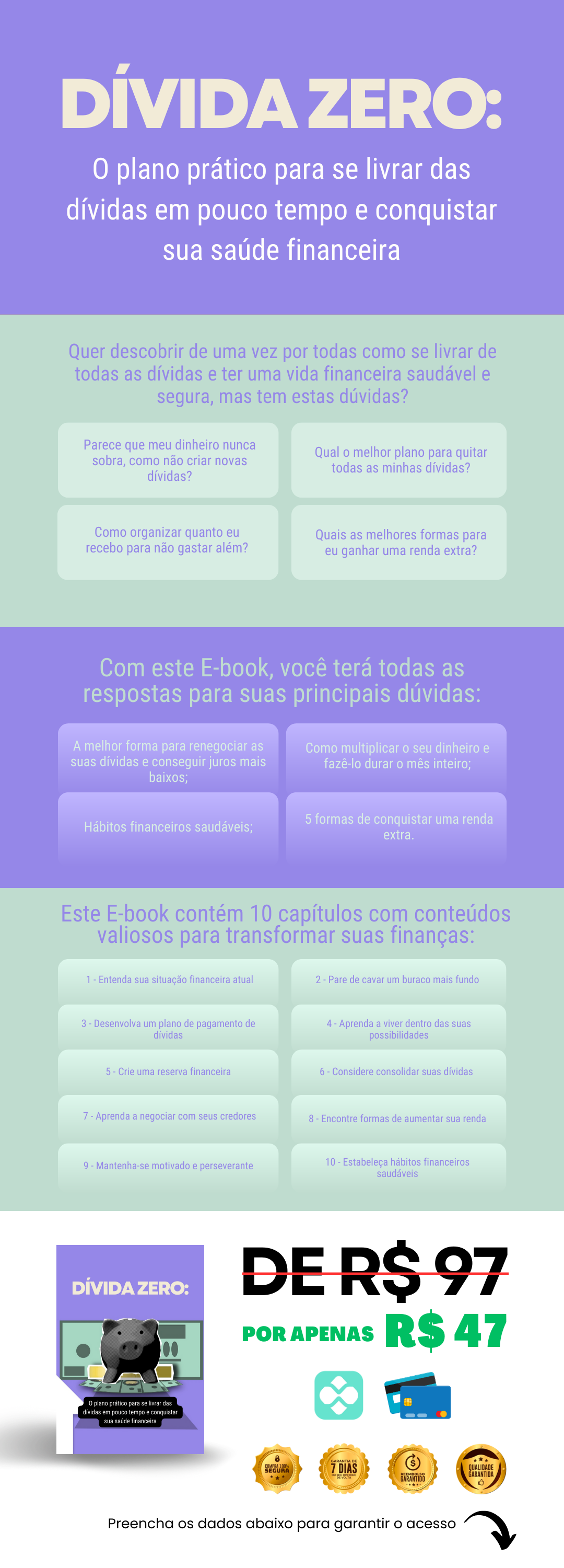 DÍVIDA ZERO - Gabriela Rodrigues Rosa Braga | Hotmart