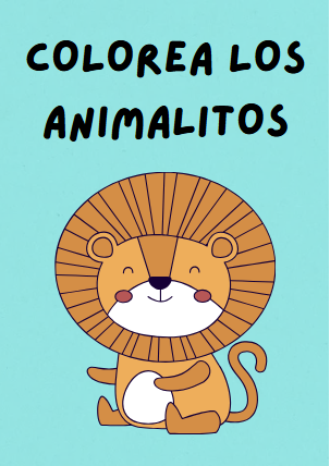Libro animalitos para colorear - Micaela Farrell | Hotmart