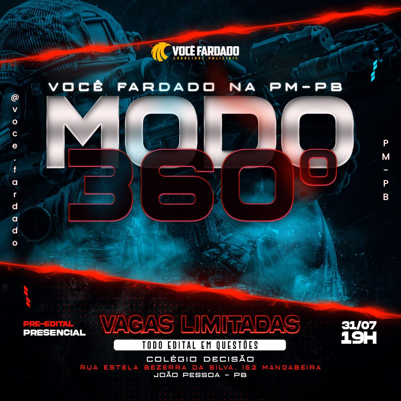 Turma de questões Direto ao Ponto MODO 360 - Jonatas Nery Pereira