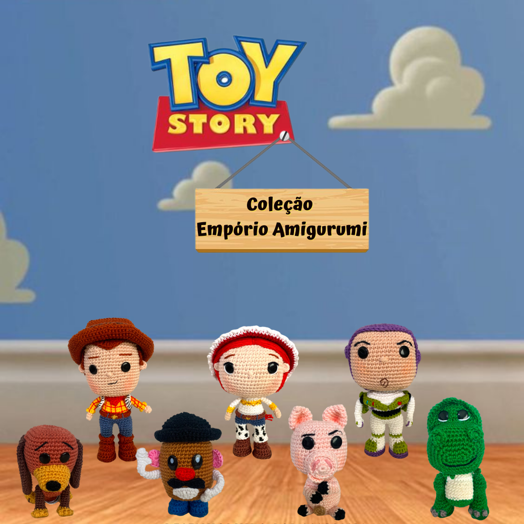 EBOOK TOY STORY EMPÓRIO AMIGURUMI - Mariana Carvalho Fonseca | Hotmart