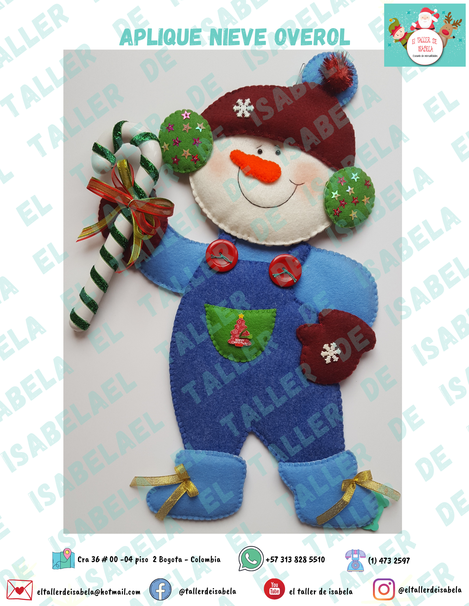 Aplique NIEVE OVEROL