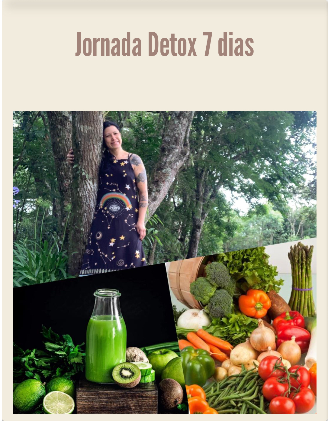 Jornada Detox 7 dias - Sandra Cristina da silva | Hotmart