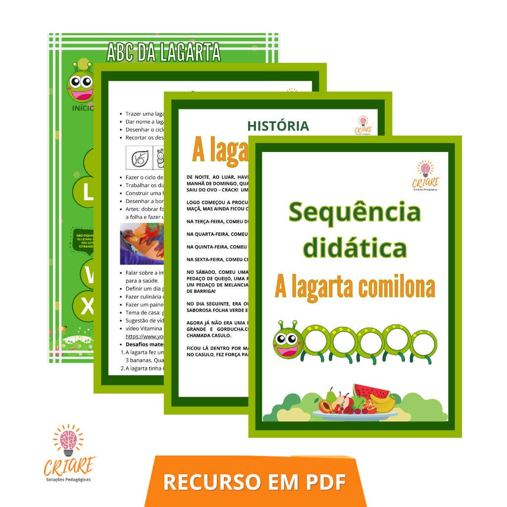 Sequência didática: A lagarta comilona - Emelli Caroline Lima da S...