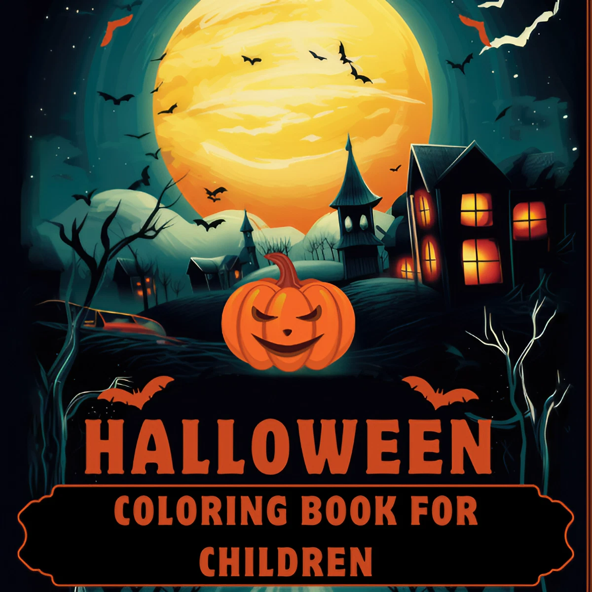 Halloween Coloring Book for children