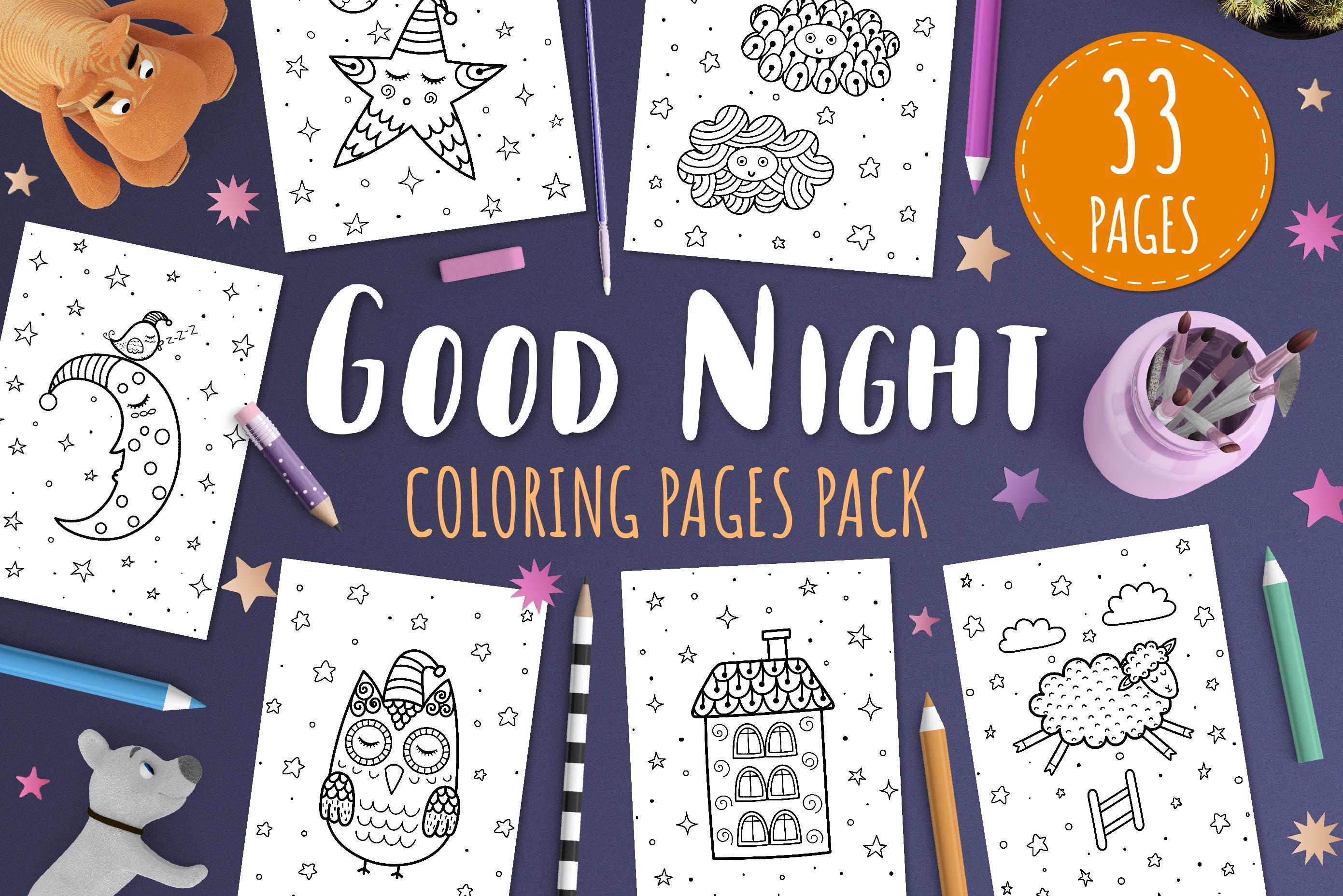 Good Night Coloring Book