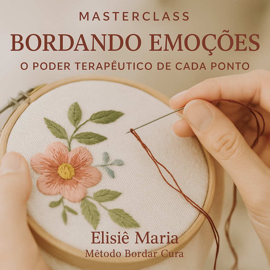 Masterclass Bordando Emoções: O Poder Terapêutico de Cada Ponto - E...