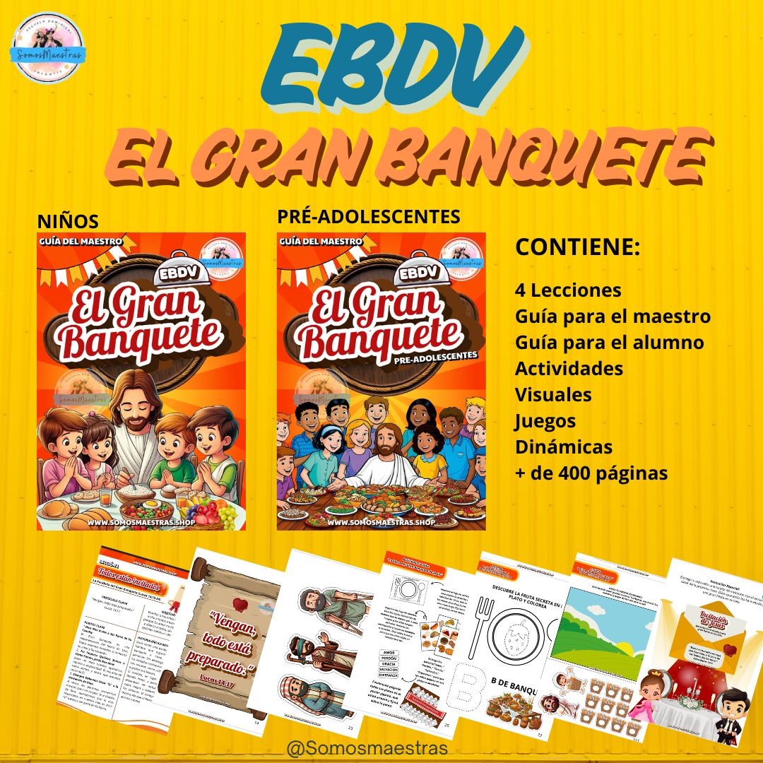 EBDV El GRAN BANQUETE (archivo pdf) - Somos Maestras | Hotmart